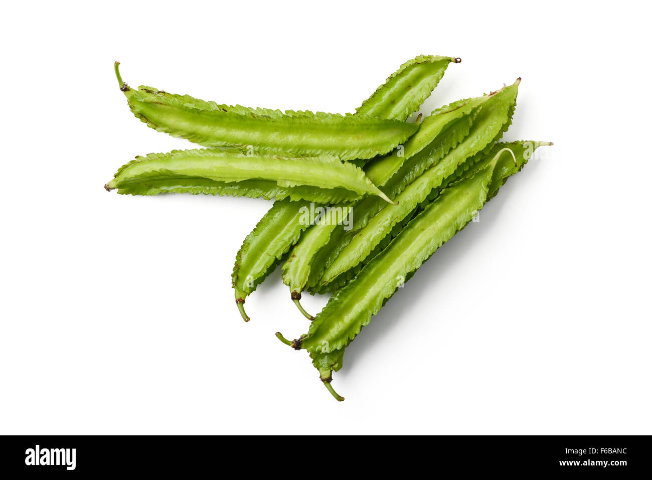winged bean on white background Stock Photo - Alamy