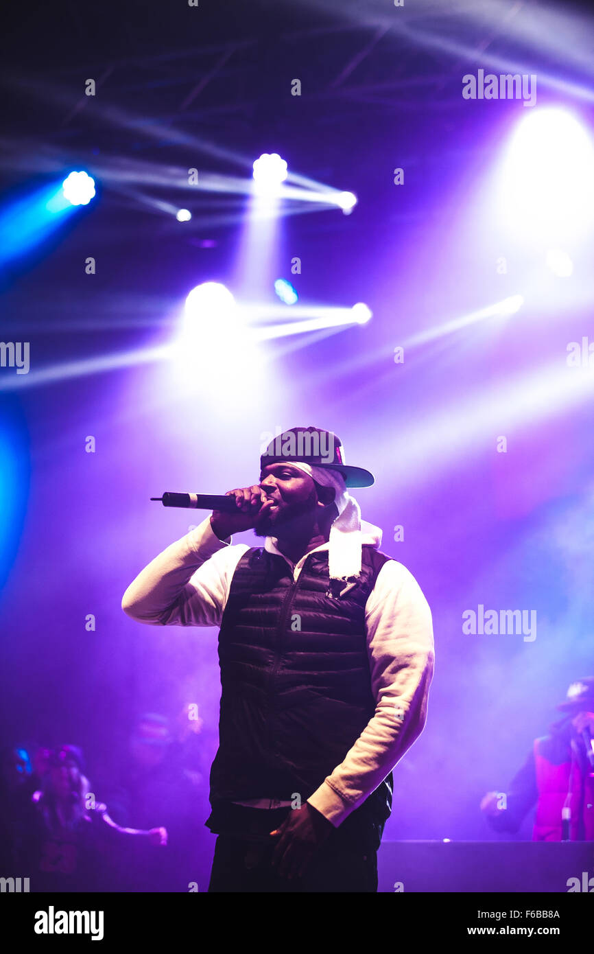MOSCOW, RUSSIA - 5 SEPTEMBER, 2015 : Clifford Smith known as Method Man from Wu-Tang Clan ...
