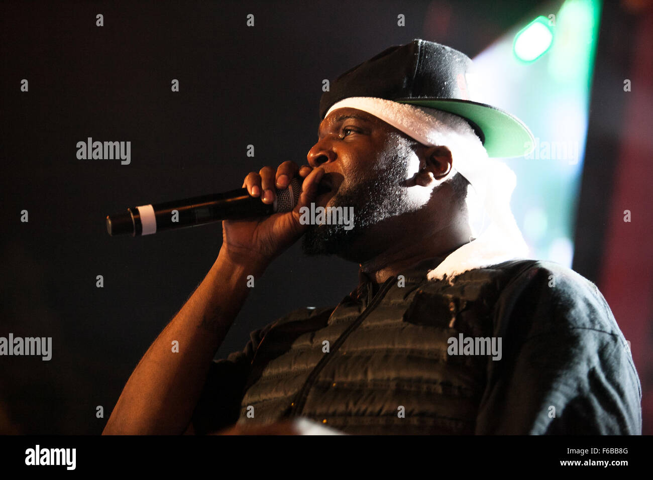 MOSCOW, RUSSIA - 5 SEPTEMBER, 2015 : Clifford Smith known as Method Man from Wu-Tang Clan ...