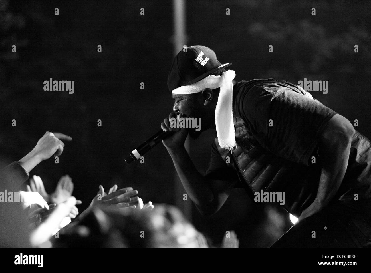 MOSCOW, RUSSIA - 5 SEPTEMBER, 2015 : Clifford Smith known as Method Man from Wu-Tang Clan ...