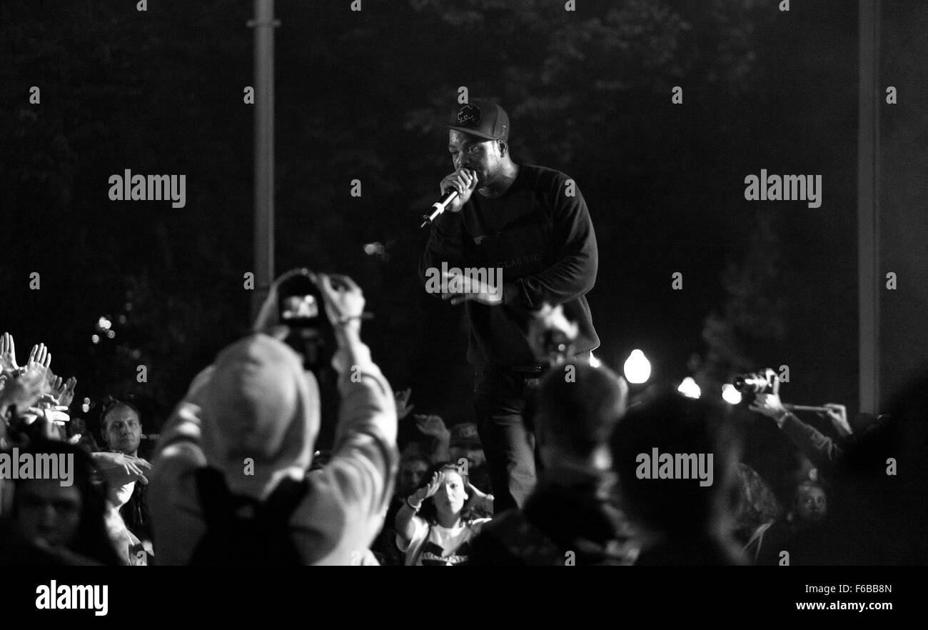 MOSCOW, RUSSIA - 5 SEPTEMBER, 2015 : Clifford Smith known as Method Man ...