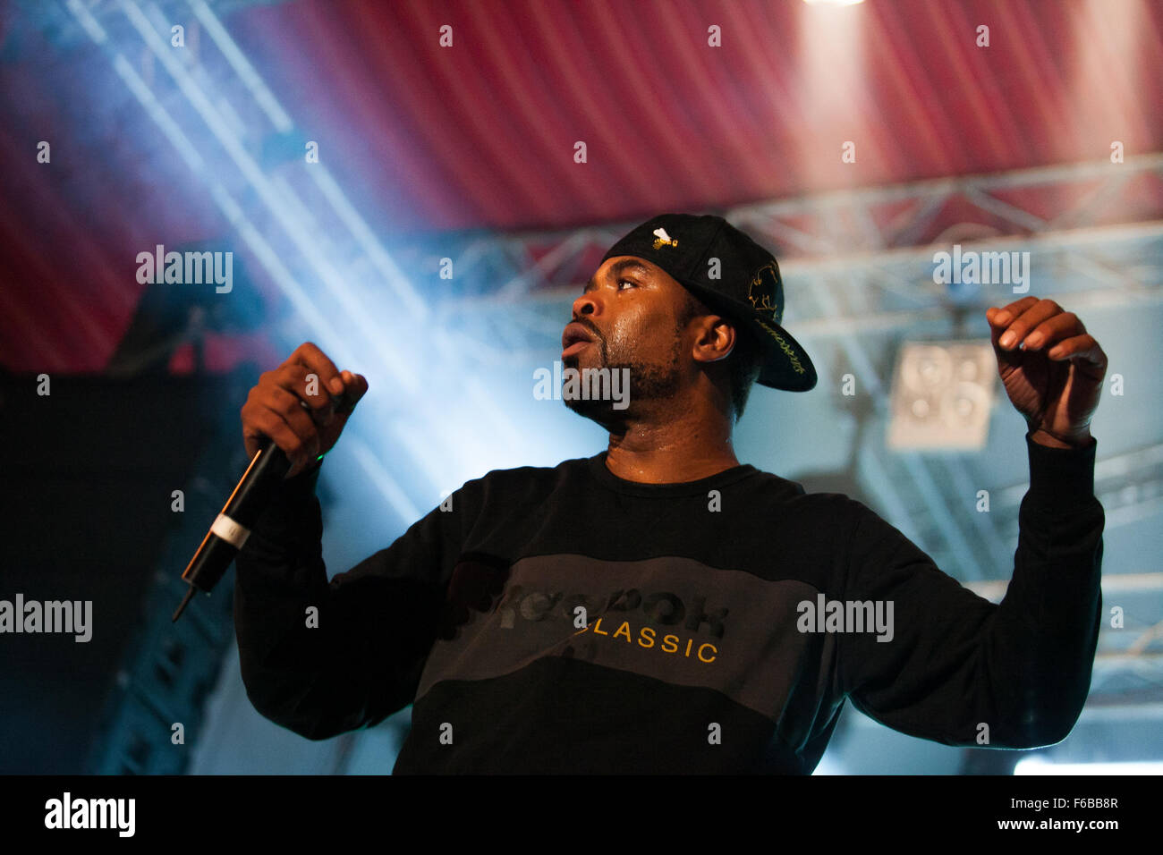 MOSCOW, RUSSIA - 5 SEPTEMBER, 2015 : Clifford Smith known as Method Man from Wu-Tang Clan ...