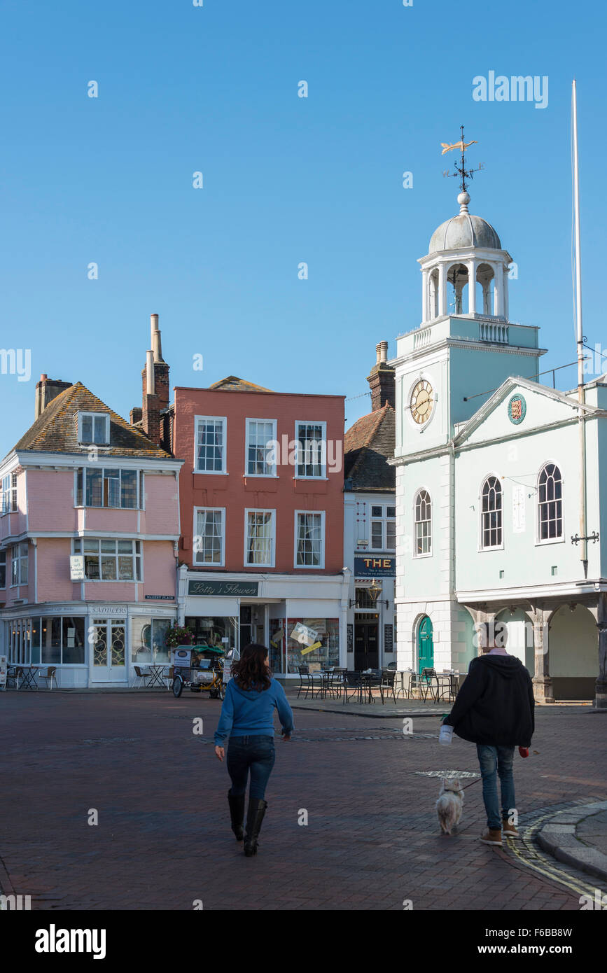 Guildhall, Market Place, Faversham, Kent, England, United Kingdom Stock ...