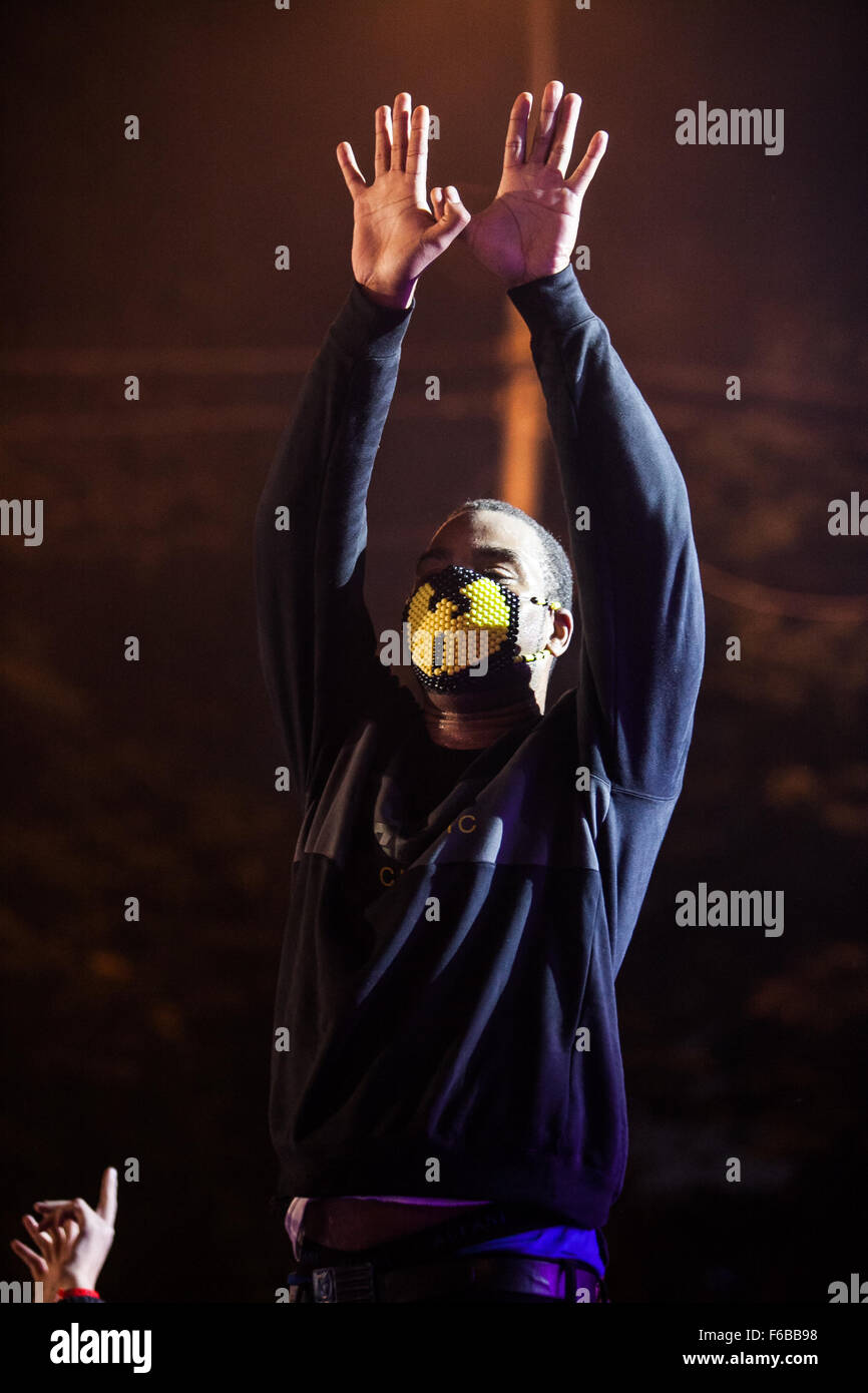 MOSCOW, RUSSIA - 5 SEPTEMBER, 2015 : Clifford Smith known as Method Man from Wu-Tang Clan ...