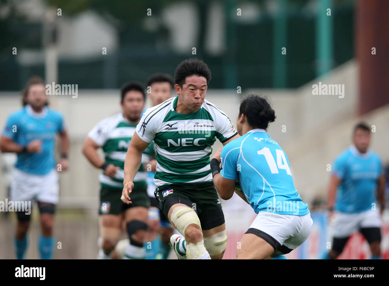 Nagoya, Japan. 14th Nov, 2015. Tsuyoshi Murata (NEC) Rugby : Japan ...