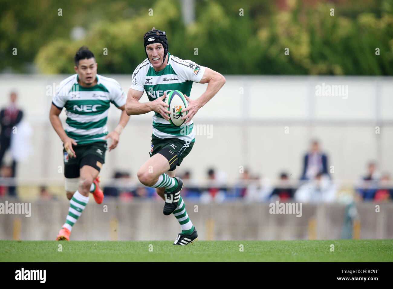 Nagoya, Japan. 14th Nov, 2015. Northon-Knight Sam (NEC) Rugby : Japan ...