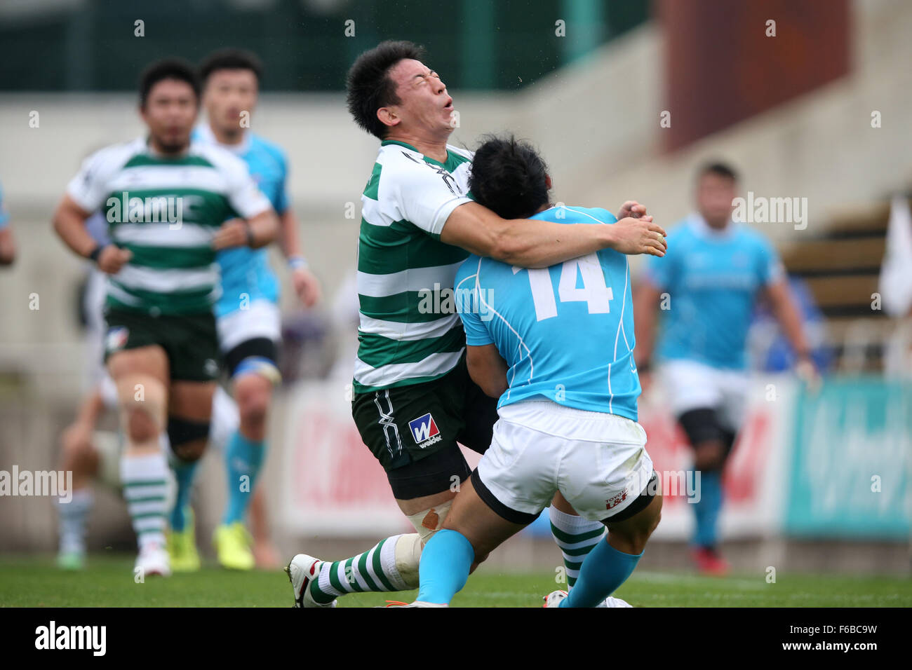 Nagoya, Japan. 14th Nov, 2015. Tsuyoshi Murata (NEC) Rugby : Japan ...