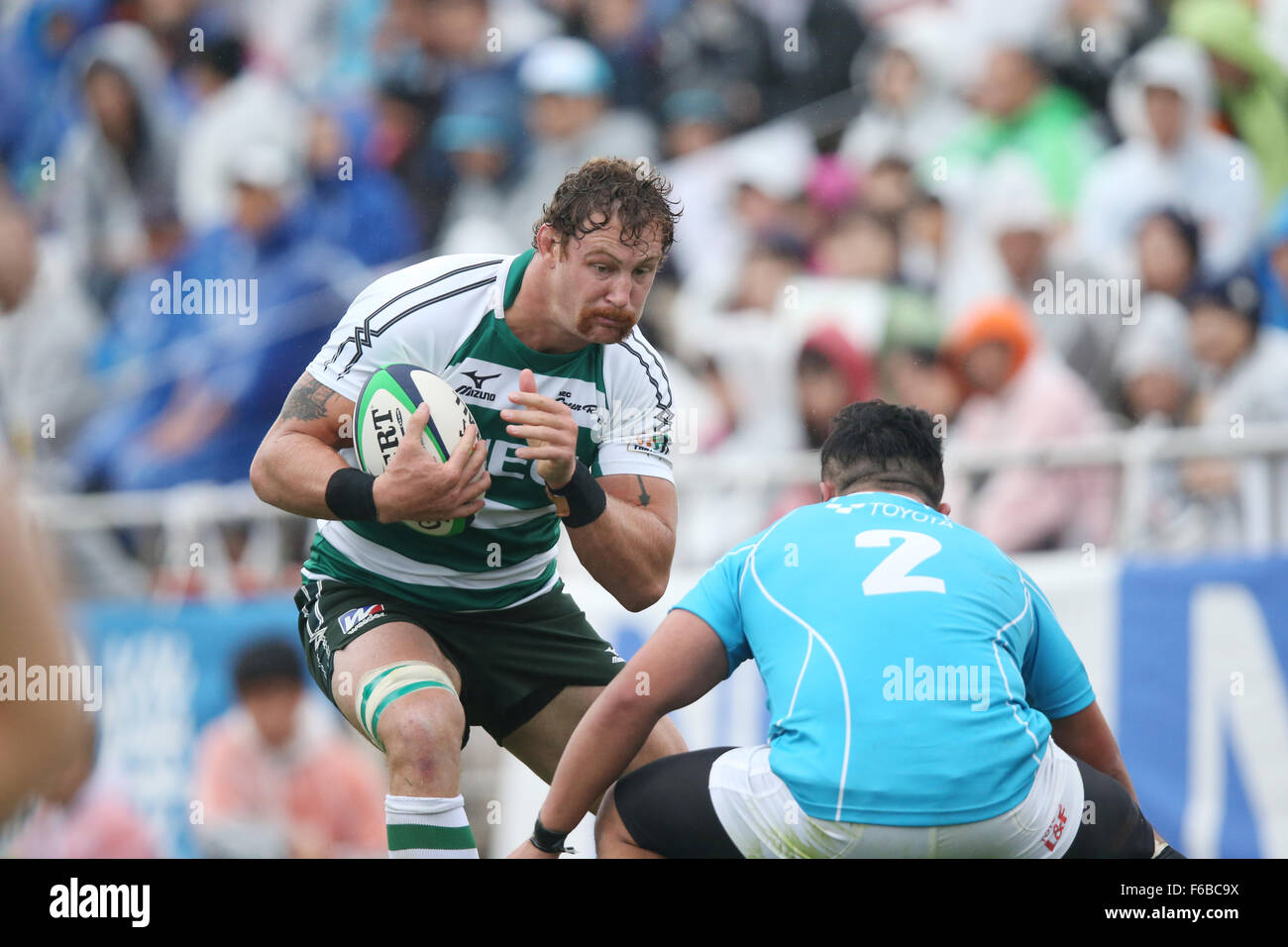 Nagoya, Japan. 14th Nov, 2015. Higginbotham Scott (NEC) Rugby : Japan ...