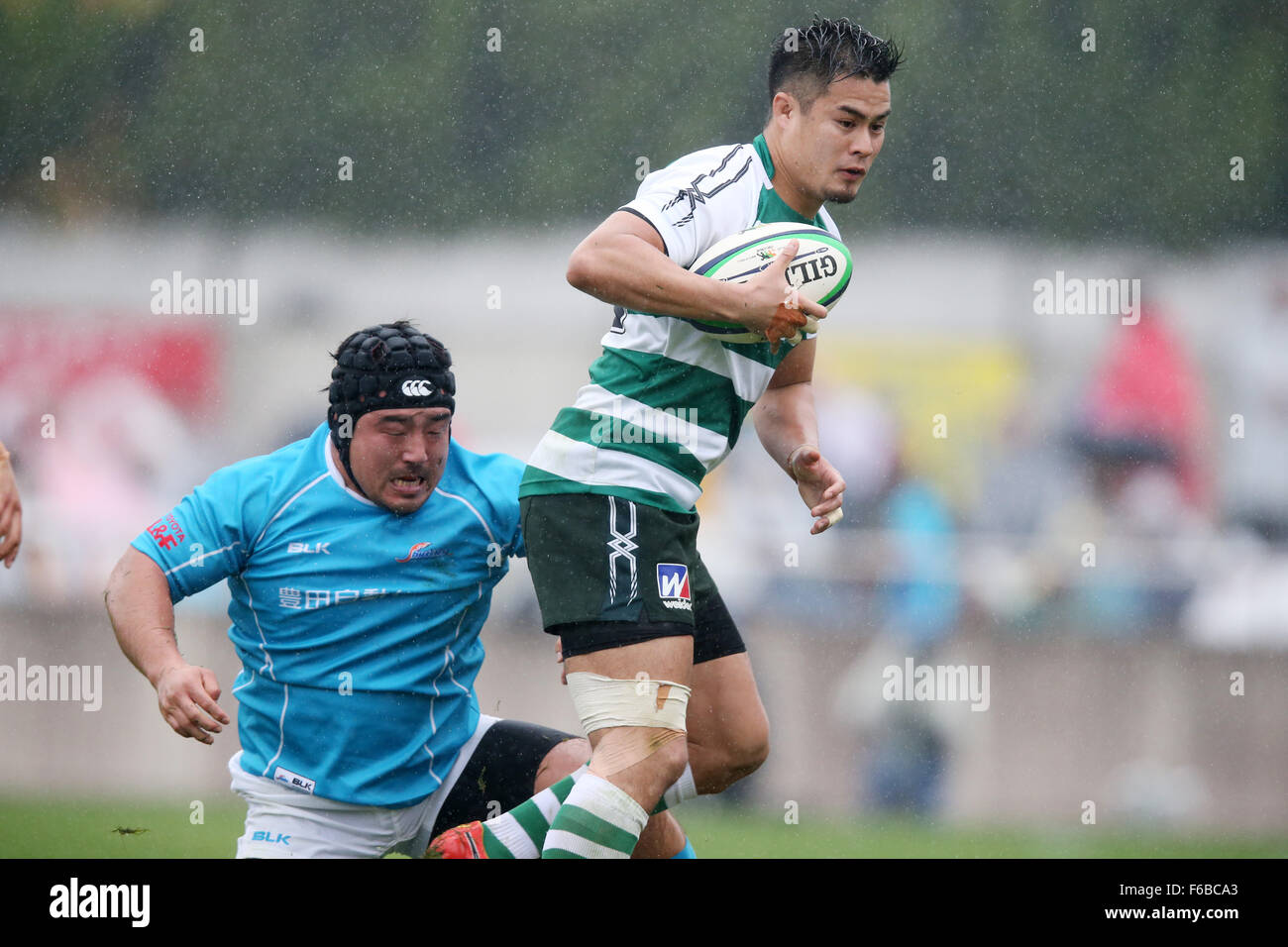 Nagoya, Japan. 14th Nov, 2015. Yu Tamura (NEC) Rugby : Japan Rugby Top ...