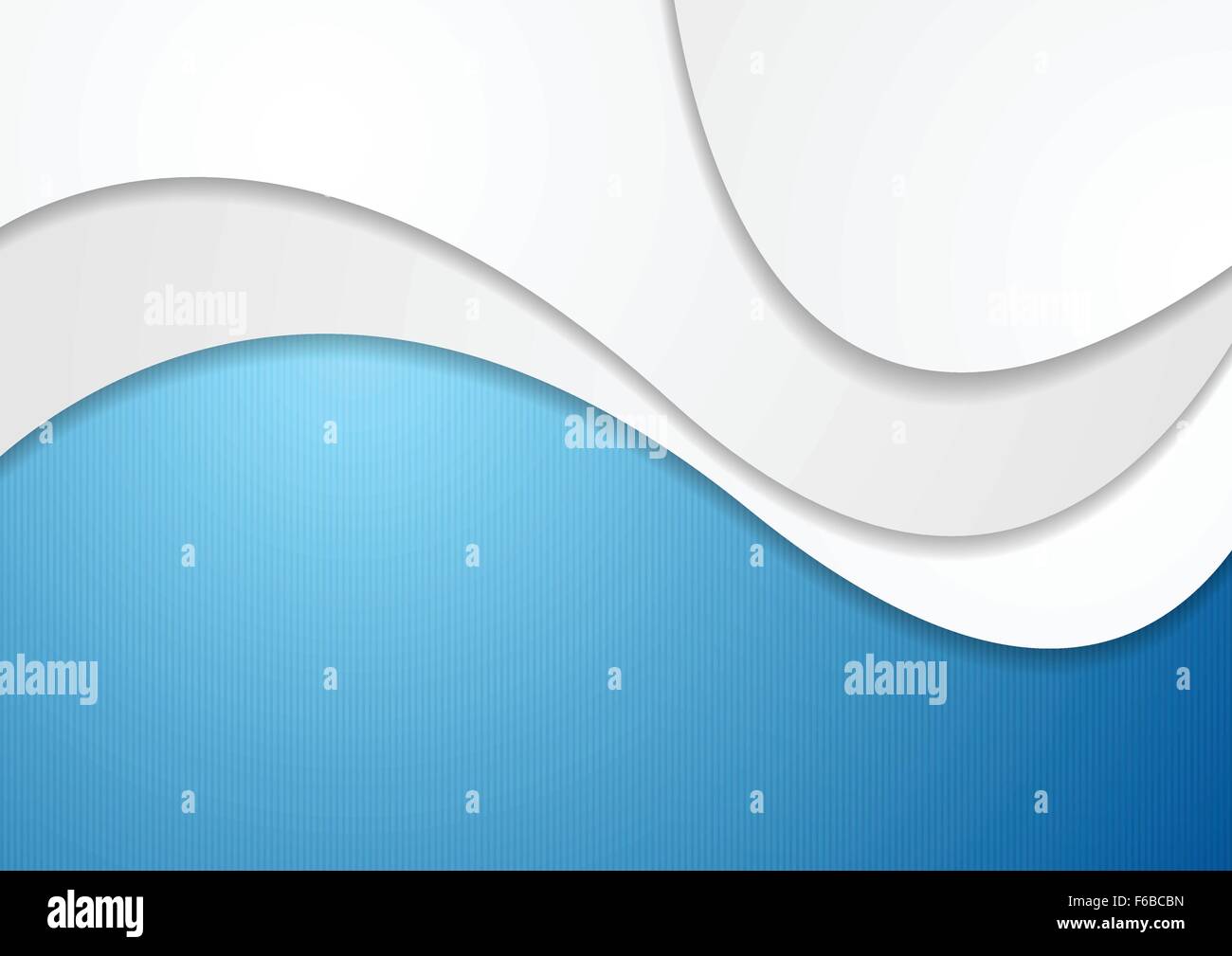 Blue white wavy art background. Vector design Stock Vector Image & Art ...