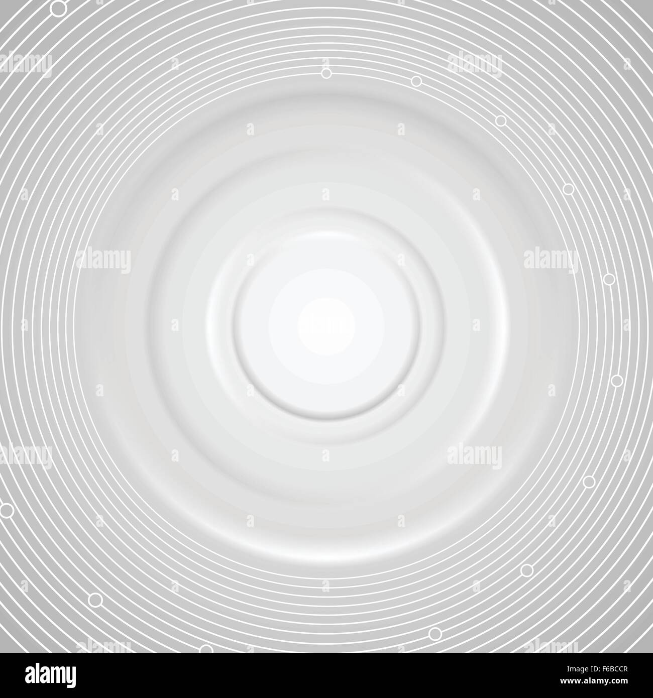 Grey abstract circles technology background. Vector design illustration ...