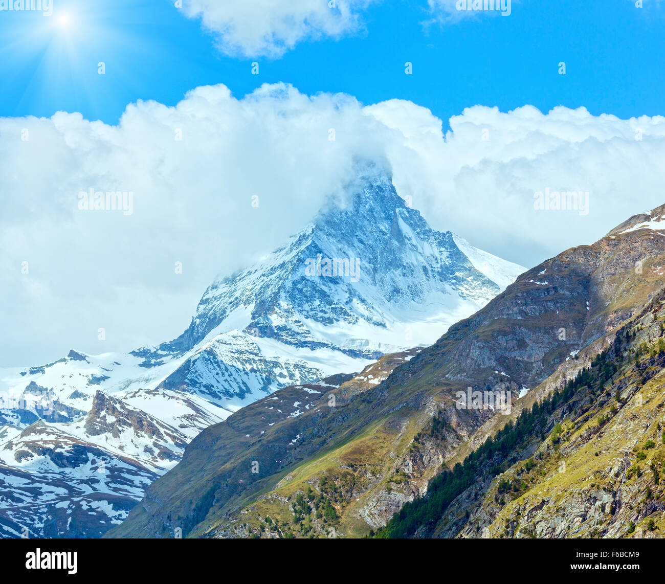 Zermatt switzerland summer hi-res stock photography and images - Alamy