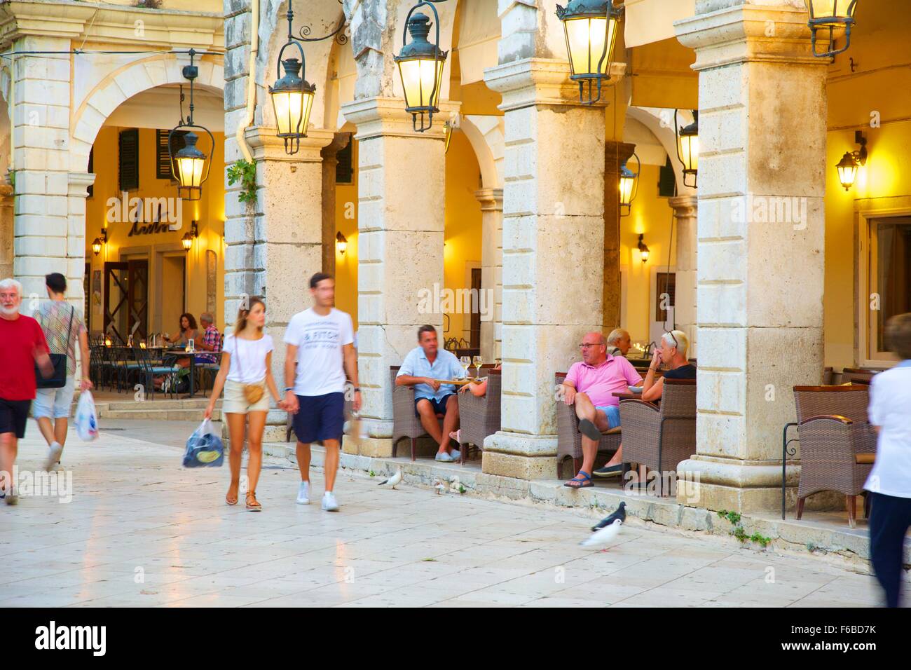 The Liston, Corfu Old Town, Corfu, The Ionian Islands, Greek Islands ...