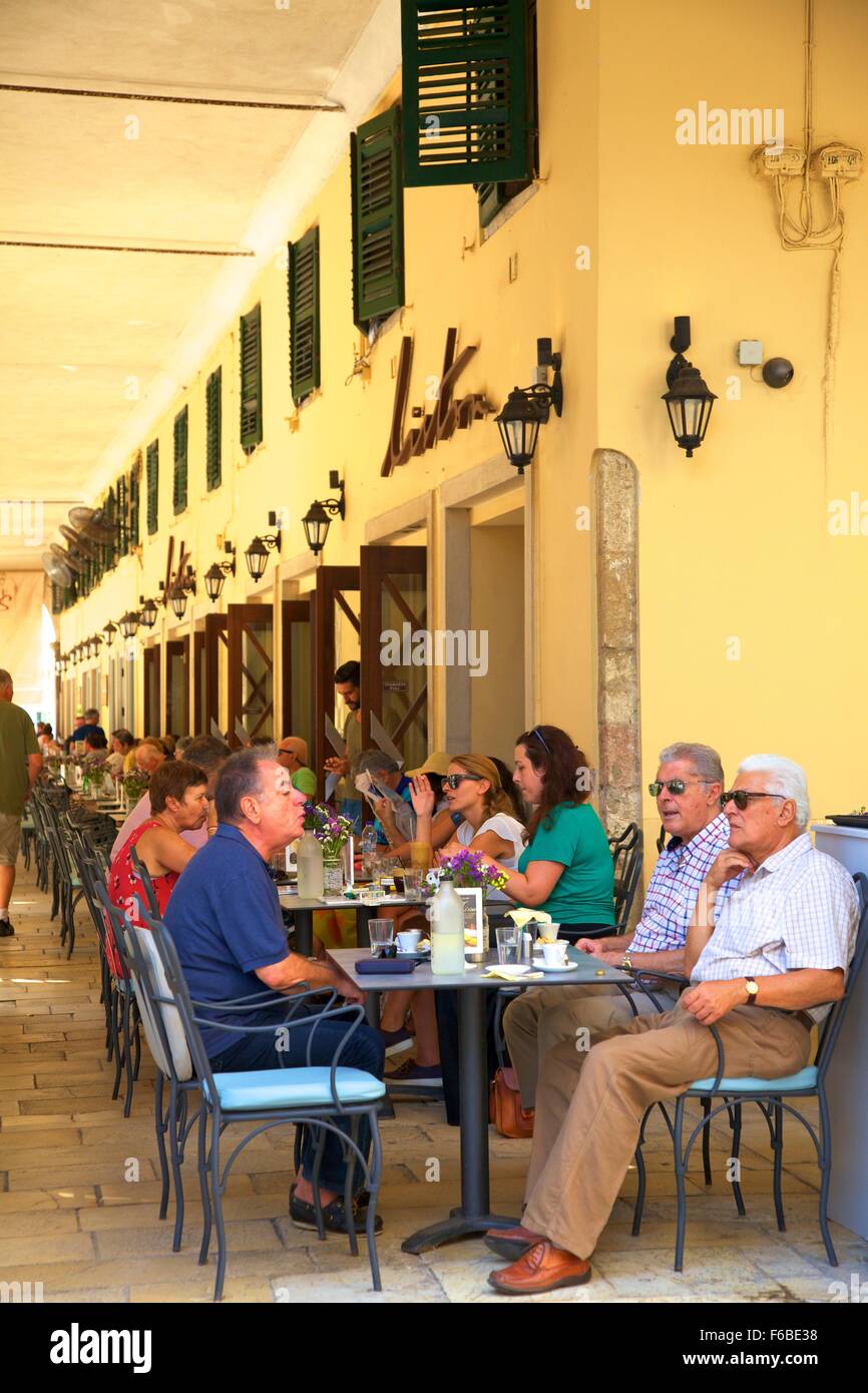 The Liston, Corfu Old Town, Corfu, The Ionian Islands, Greek Islands ...