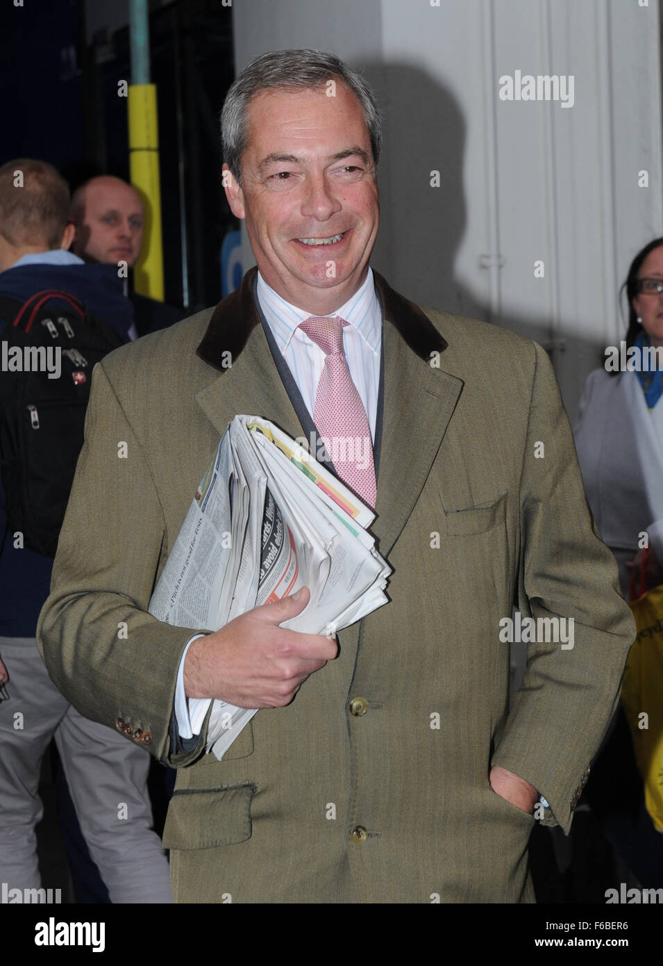 Nigel Farage seen out and about in London Featuring: Nigel Farage Where ...
