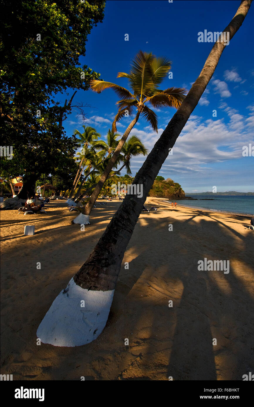 madagascar nosy be sand lagoon water reflex and coastline Stock Photo ...