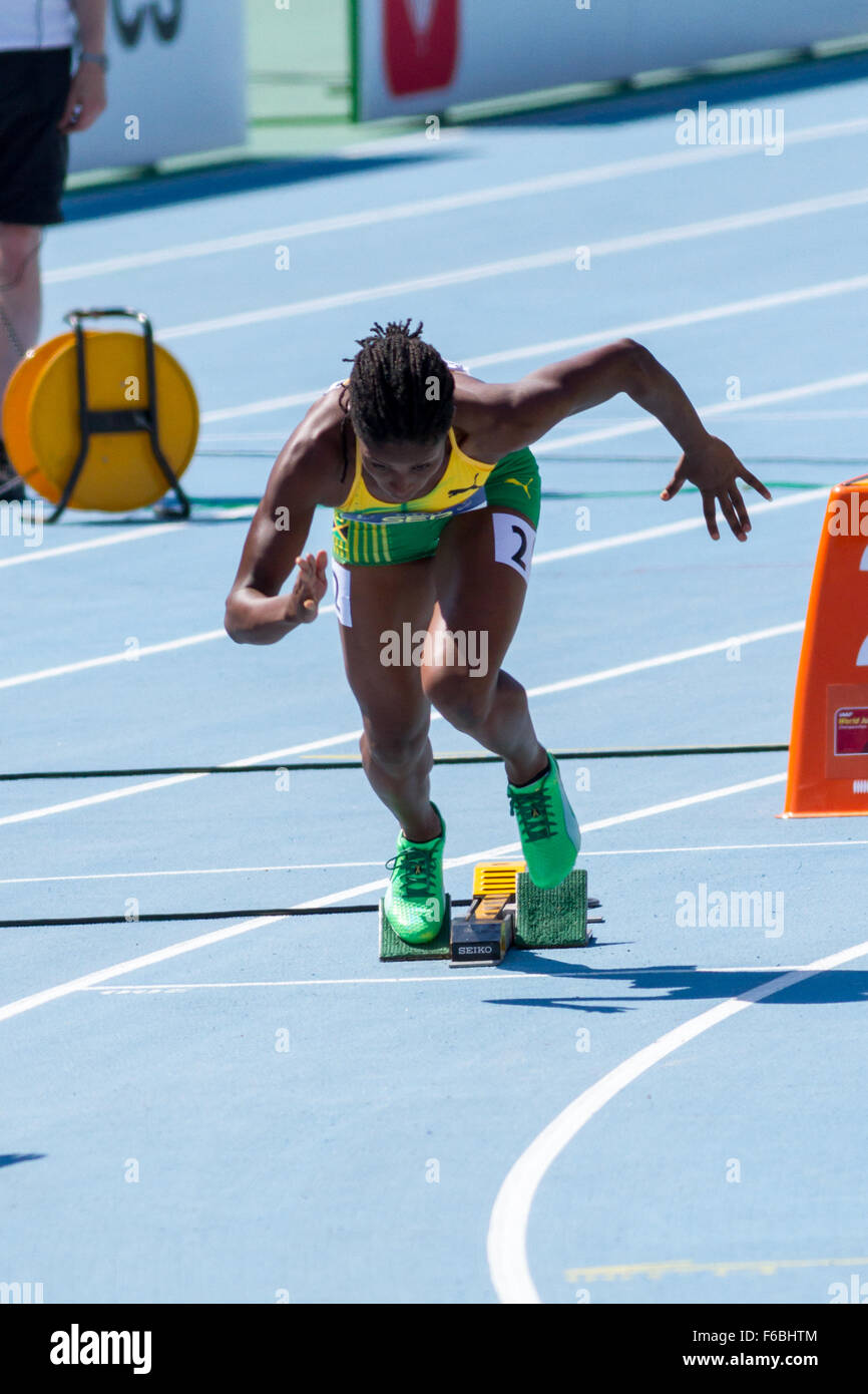 Jodean Williams of Jamaica, 200m,IAAF World Junior Athletics ...