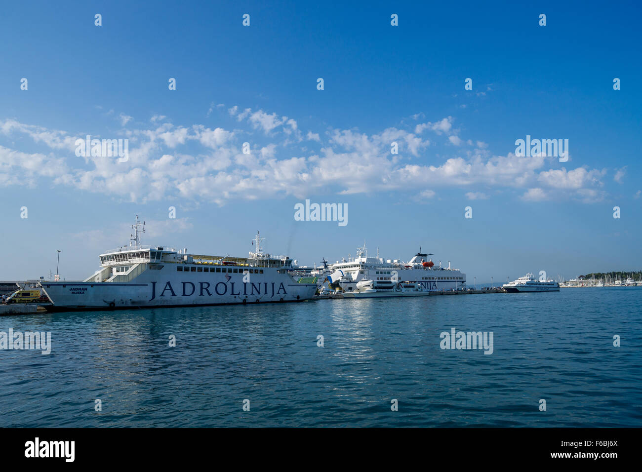 Port of Split in Croatia Stock Photo - Alamy