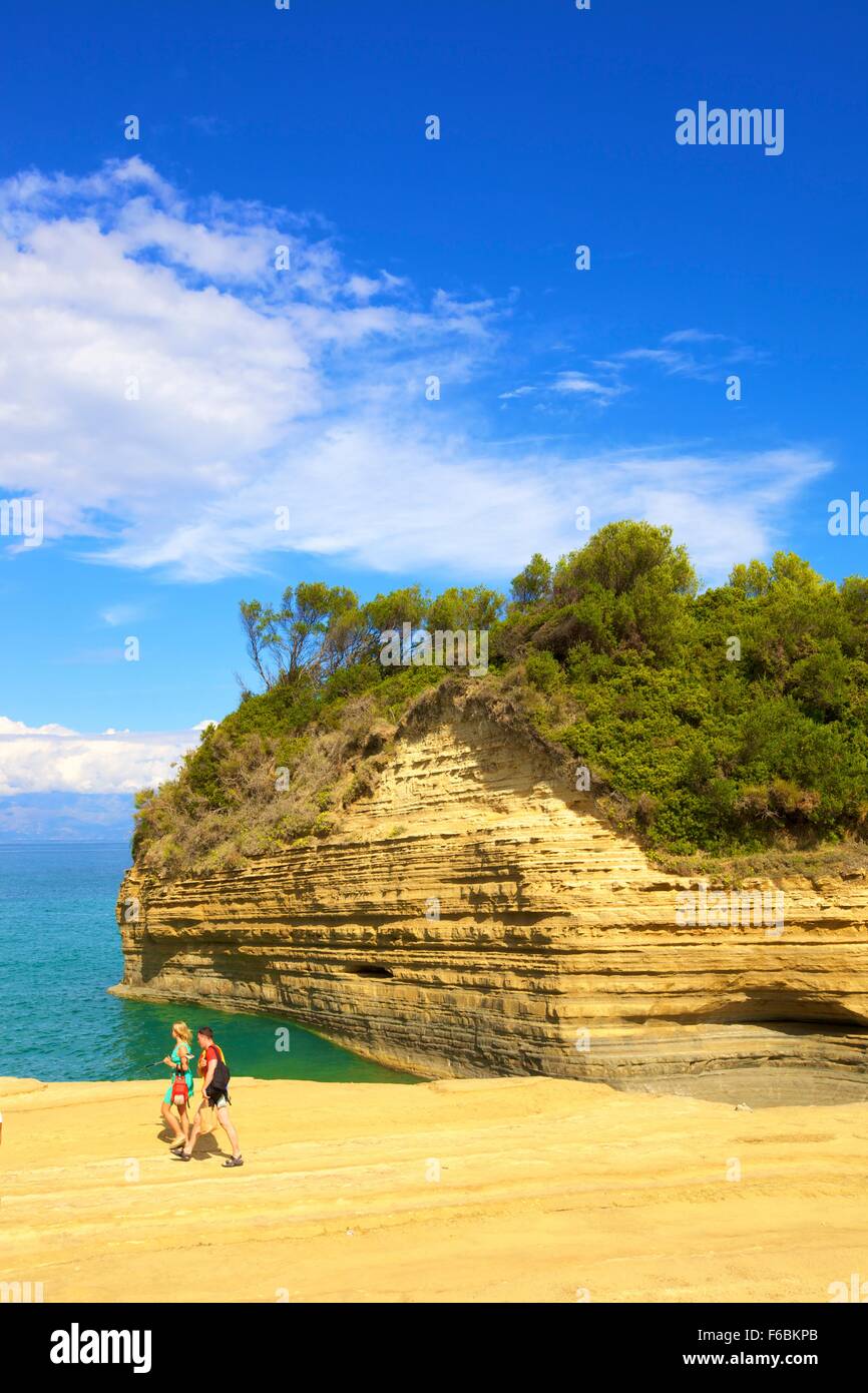 Sidari cliffs hi-res stock photography and images - Alamy
