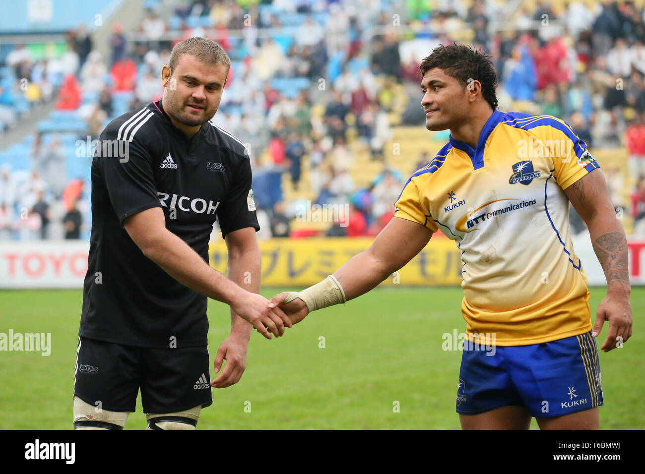 (L to R) Michael Broadhurst, Amanaki Lelei Mafi (NTT), NOVEMBER 14 ...