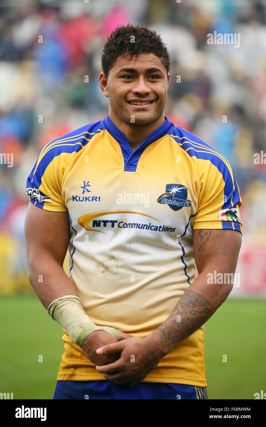 Amanaki Lelei Mafi (NTT), NOVEMBER 14, 2015 - Rugby : Japan Rugby Top ...