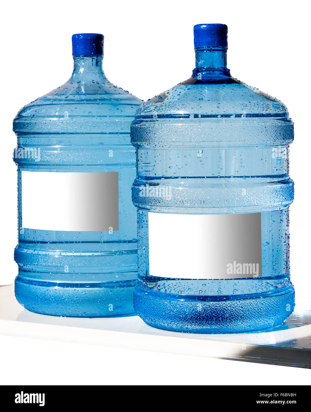 Big bottle of water isolated on a white background Stock Photo - Alamy