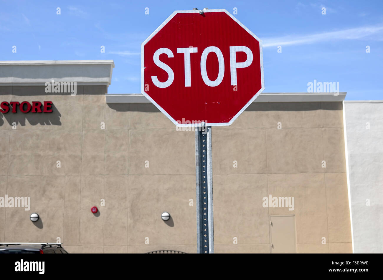 Stop sign, Los Angeles, California, USA Stock Photo - Alamy