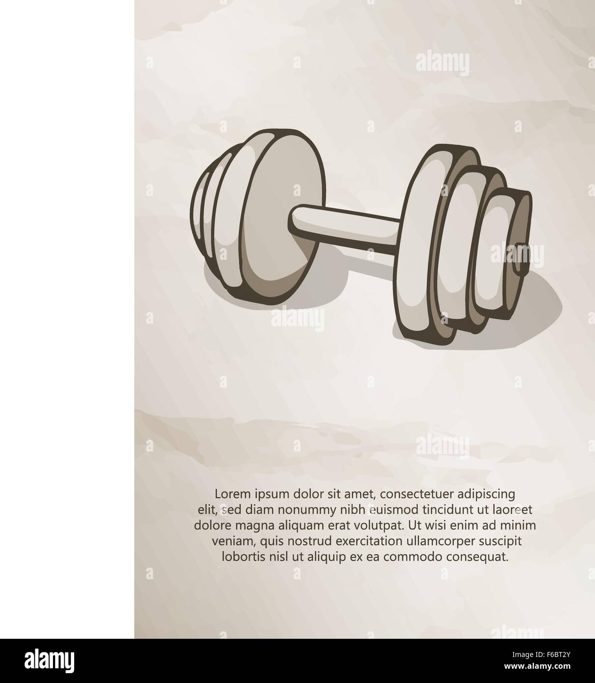 Dumbbell. Vintage Label, Logo, Frame, Brochures. Design Templates ...