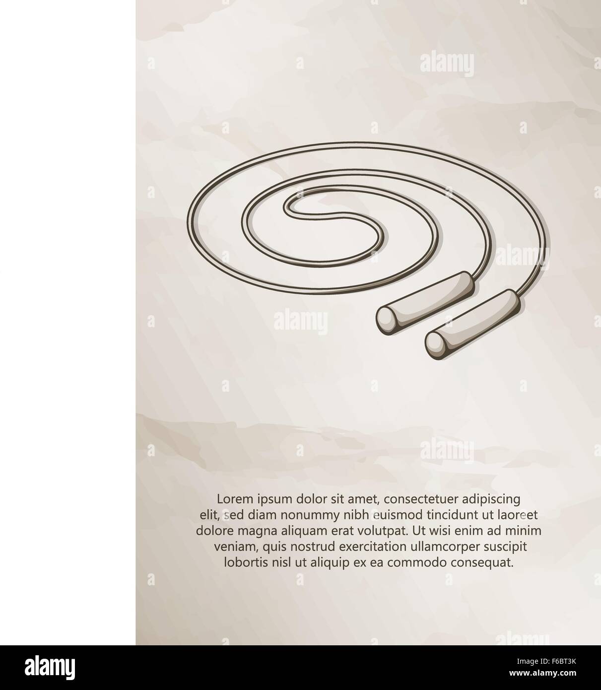 Skipping rope. Vintage Label, Logo, Frame, Brochures. Design Templates ...