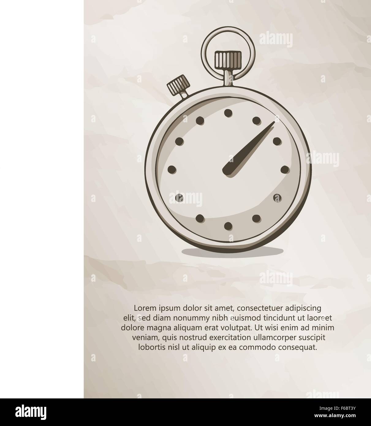 Stopwatch. Vintage Label, Logo, Frame, Brochures. Design Templates ...