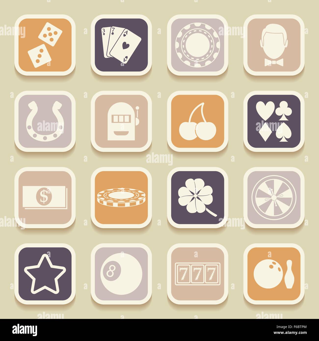 Gambling applications Stock Vector Images - Alamy