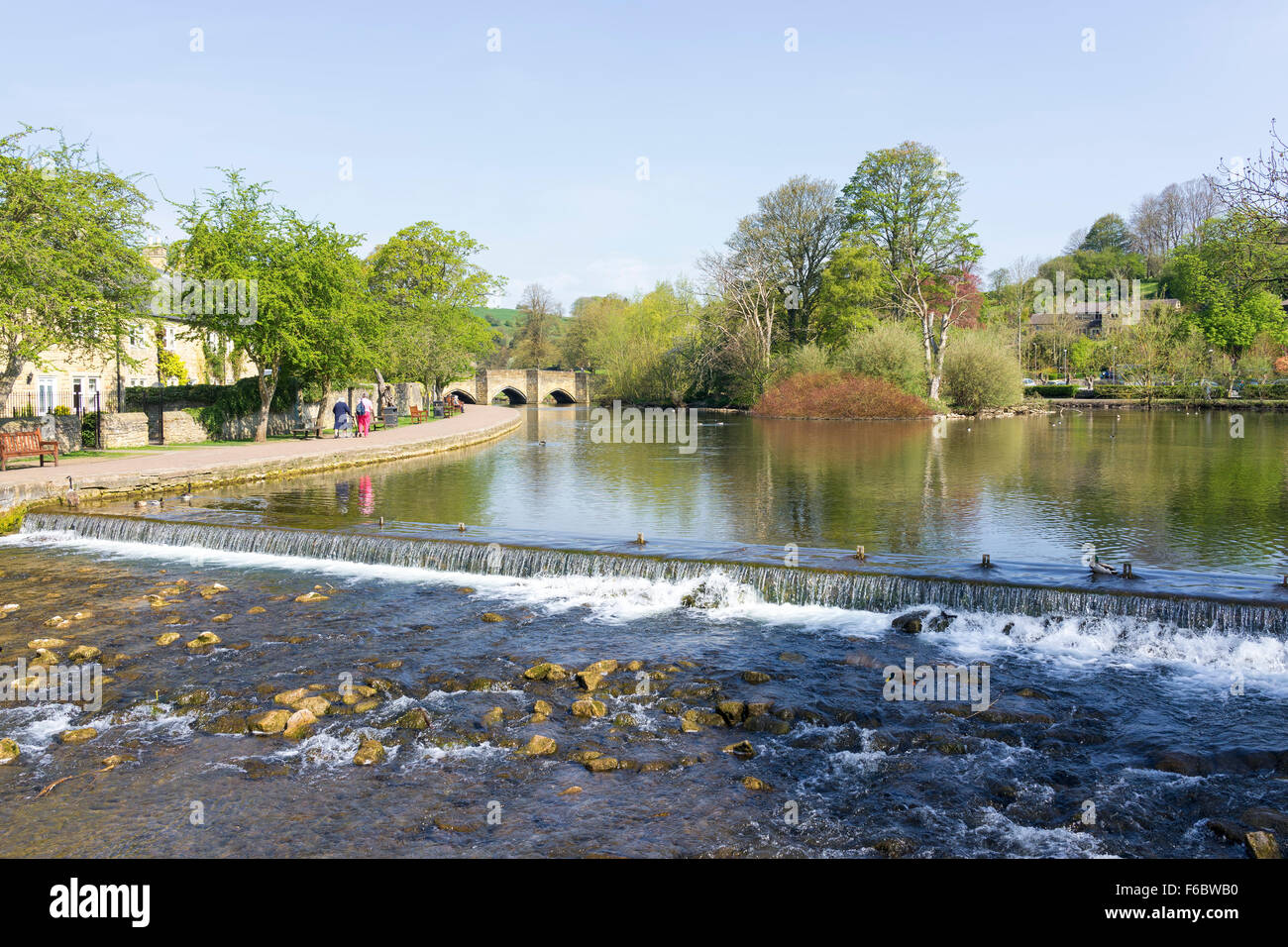 Bakewell Market Town in the Peak District Derbyshire Stock Photo - Alamy