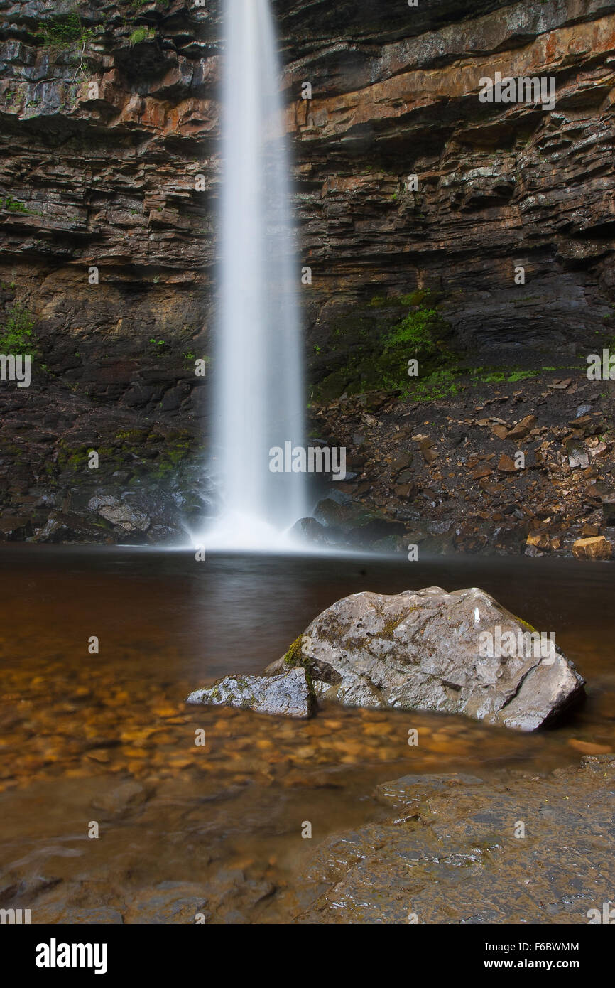 Hardraw Force is England`s largest single drop waterfall, a reputed 100 ...