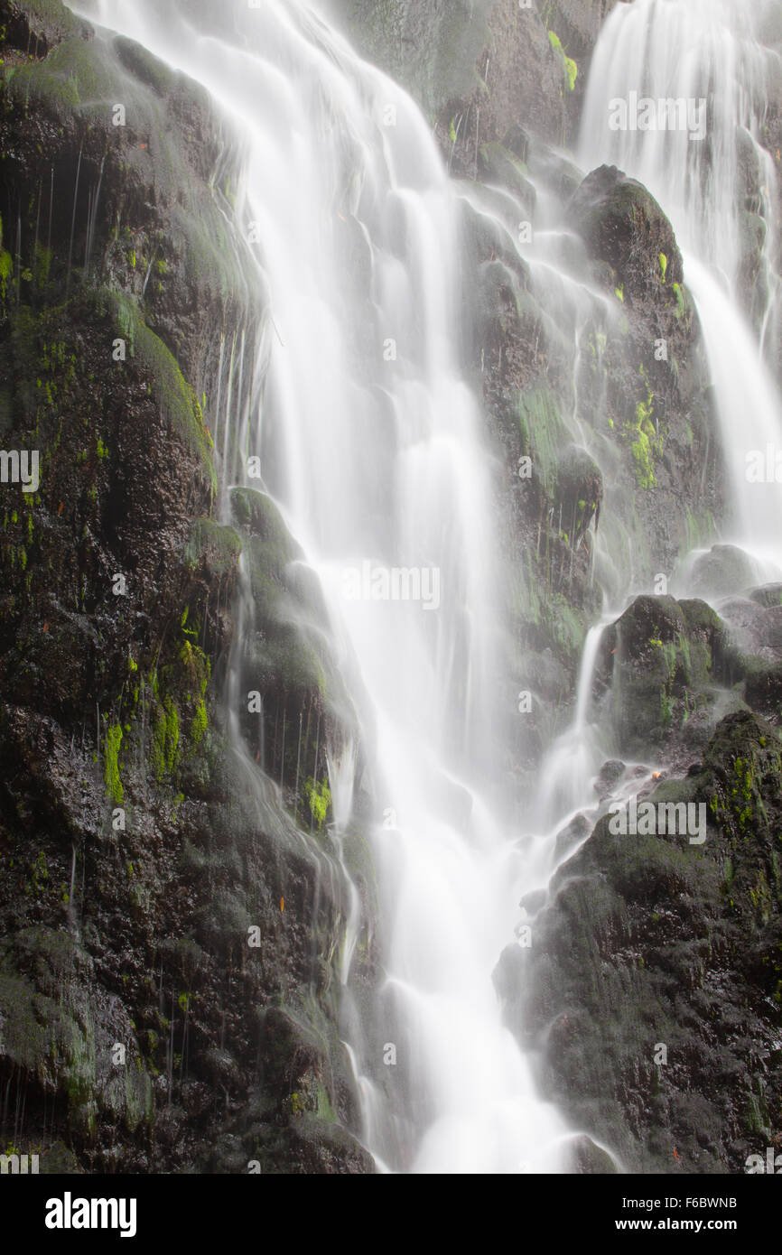 Achada waterfall in Achada, Sao Miguel, Azores Islands Stock Photo - Alamy