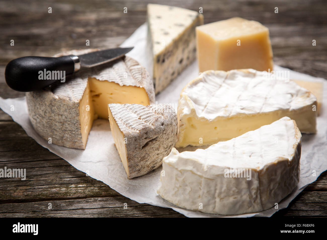 Soft french cheese Stock Photo - Alamy