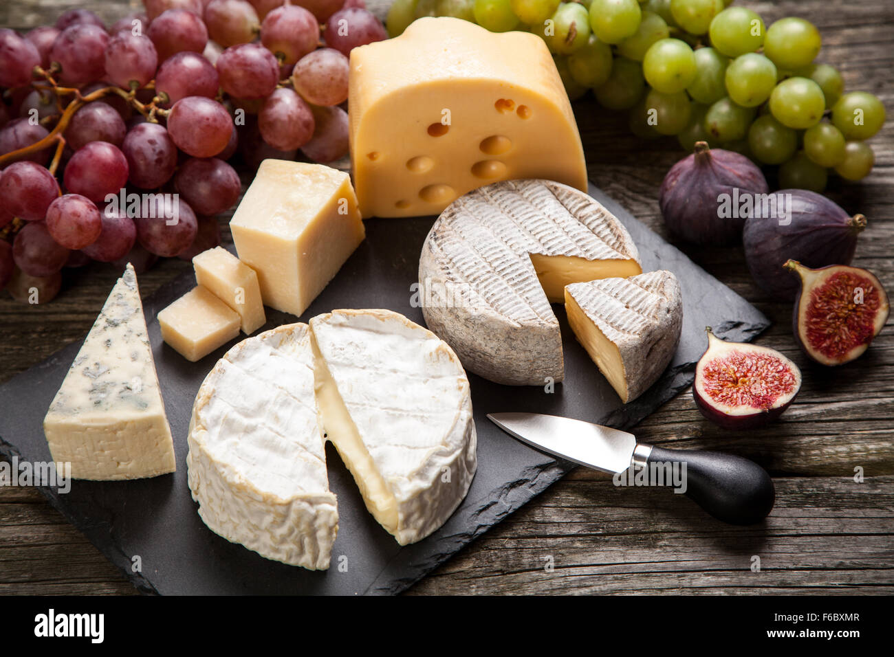 French soft cheese Stock Photo - Alamy