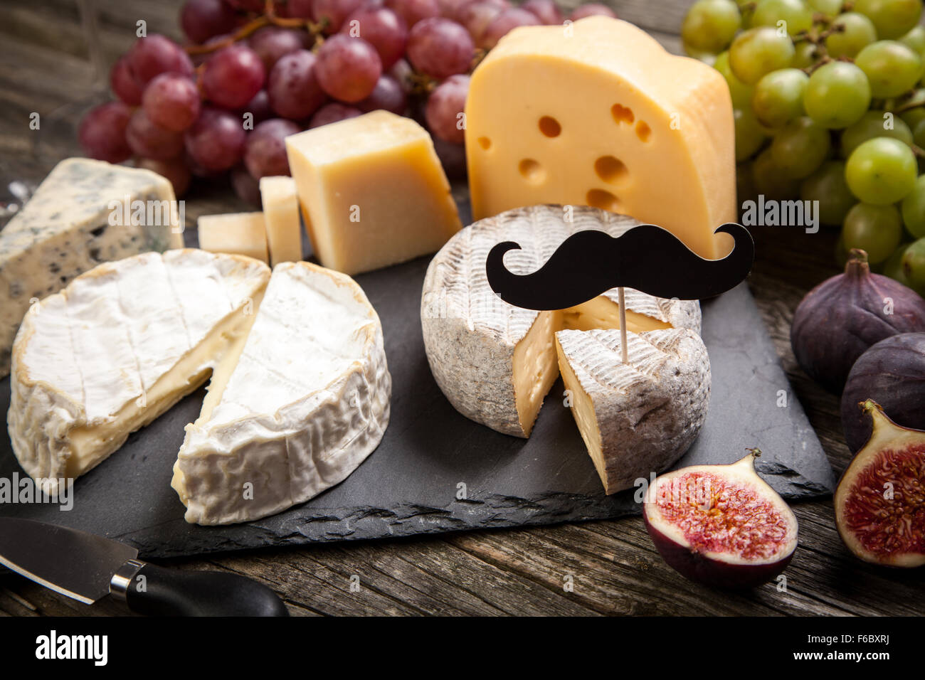 French soft cheese Stock Photo - Alamy