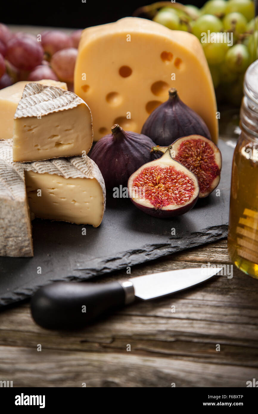 French soft cheese Stock Photo - Alamy