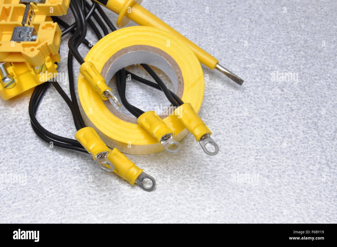 Insulating tape electric cables hi-res stock photography and images - Alamy