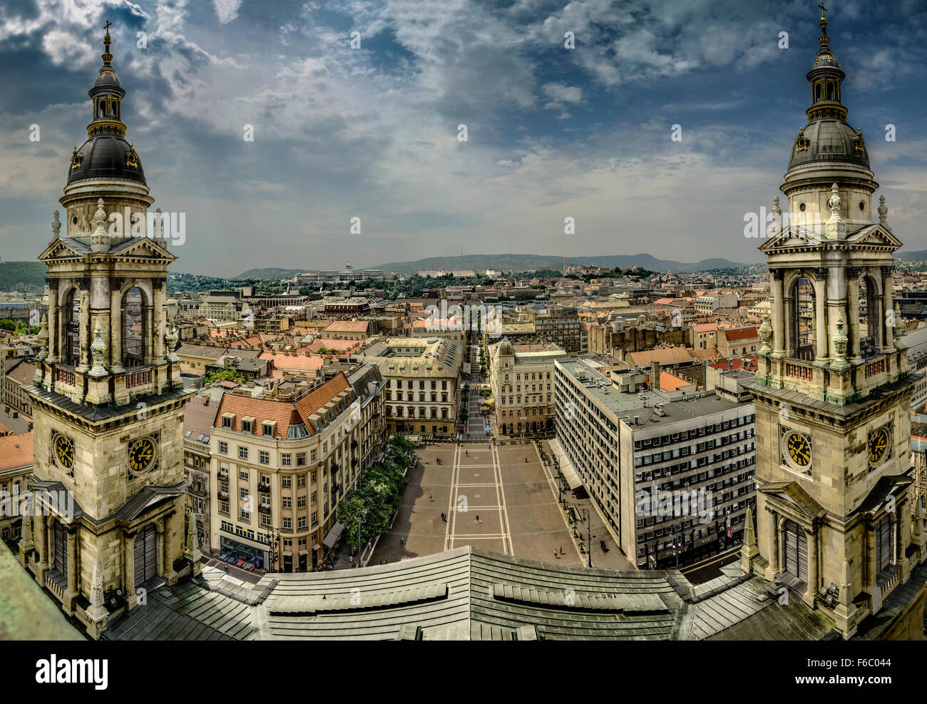 Budapest downtown district view hi-res stock photography and images - Alamy