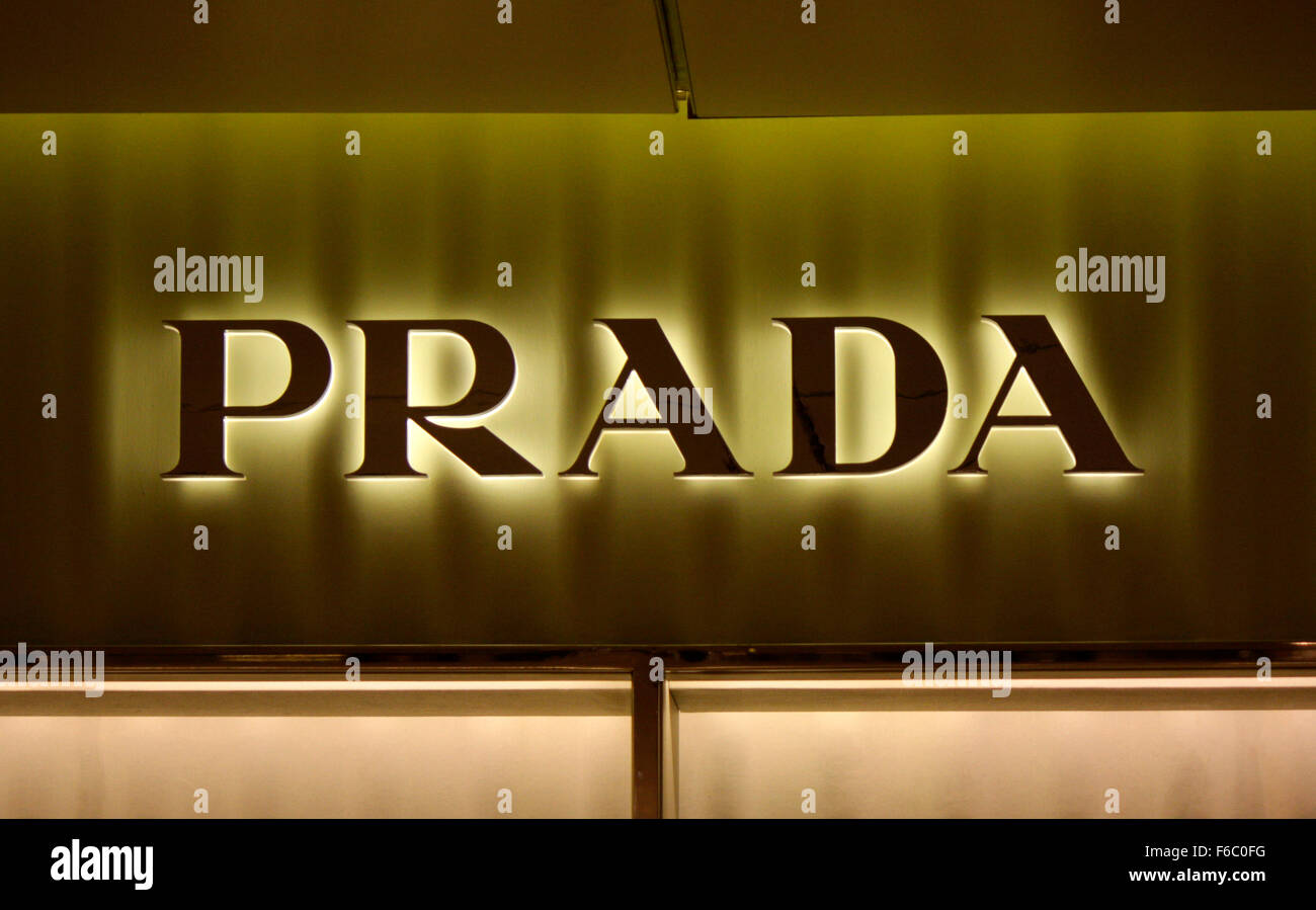 Prada logo sign hi-res stock photography and images - Alamy