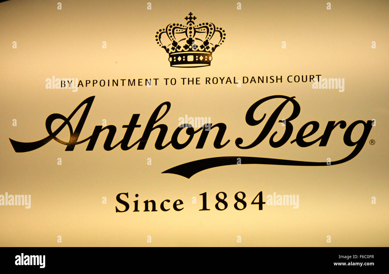 Anthon berg logo hi-res stock photography and images - Alamy