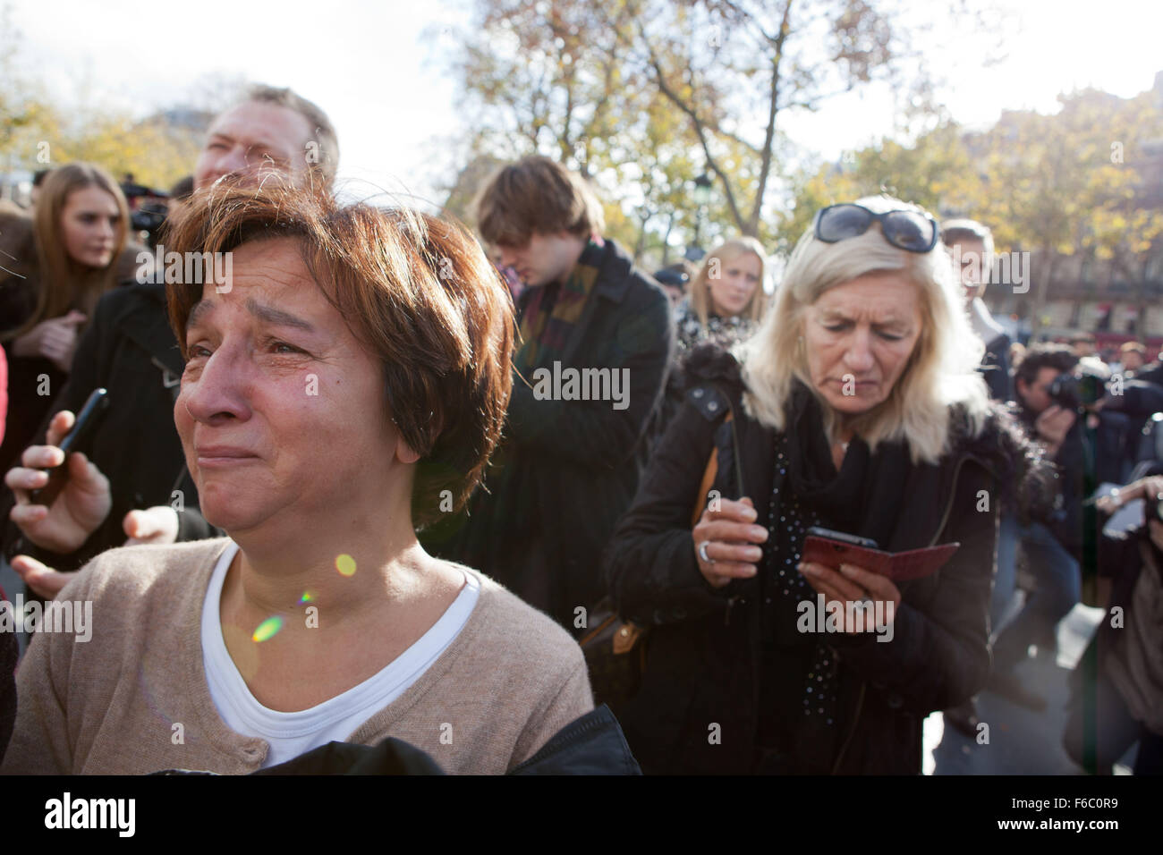 France woman crying hi-res stock photography and images - Alamy