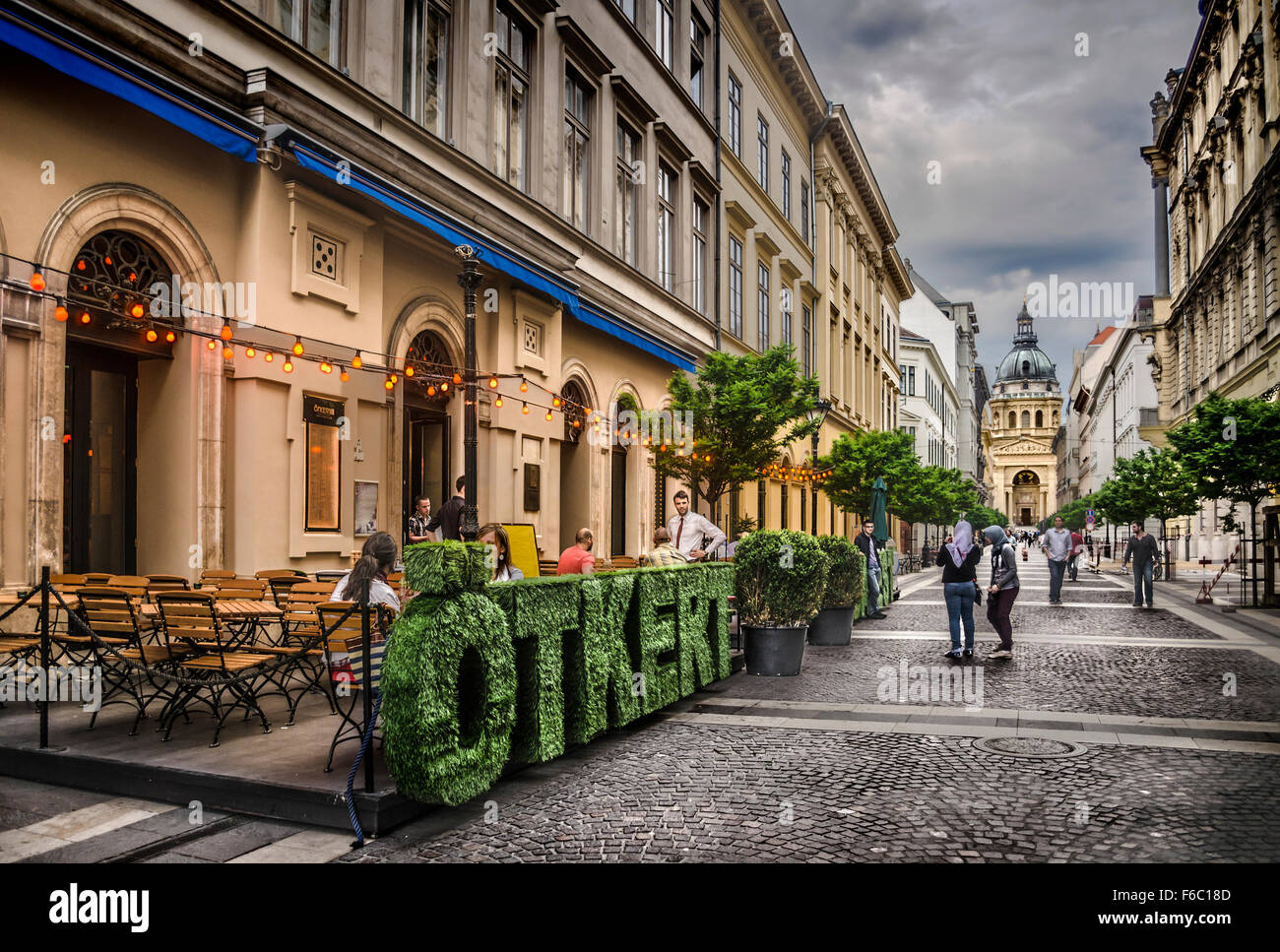 St.Stephen´s Basilica, Zrinyi Street, Budapest, Hungary Stock Photo - Alamy