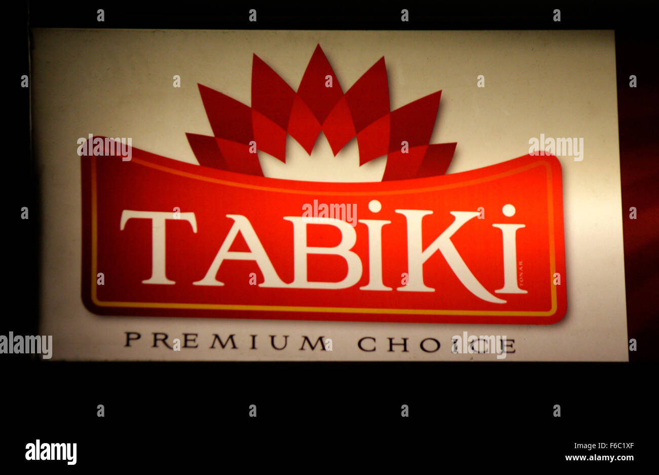 Markenname: "Tabiki", Berlin Stock Photo - Alamy