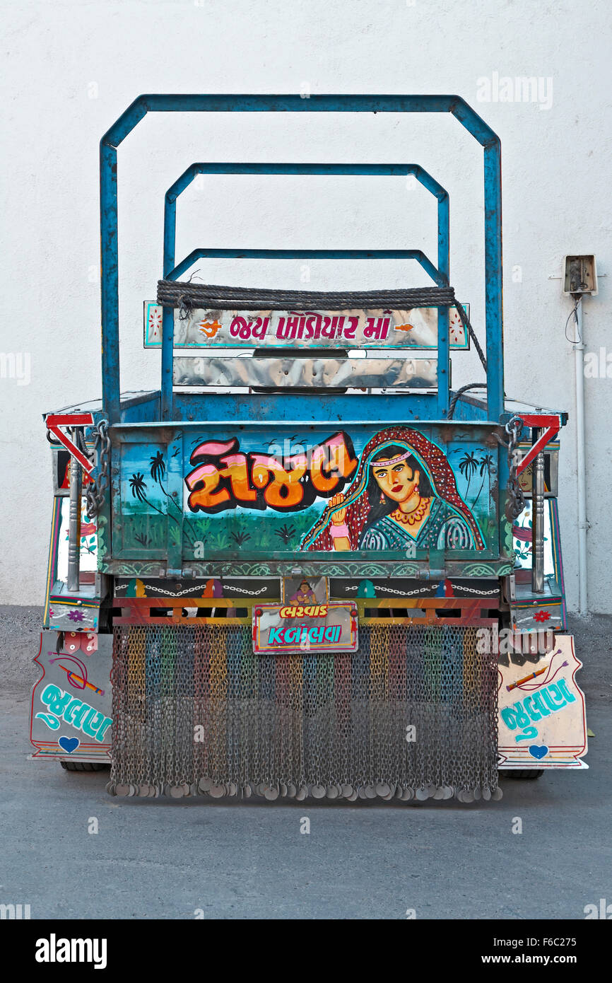 Decorated indian rickshaw hi-res stock photography and images - Alamy