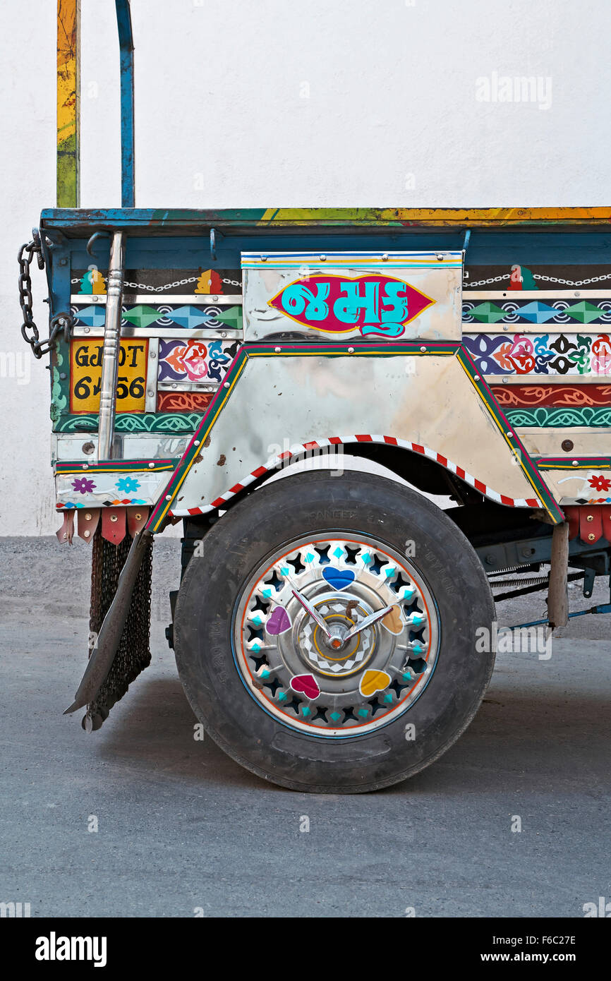 Decorated indian rickshaw hi-res stock photography and images - Alamy