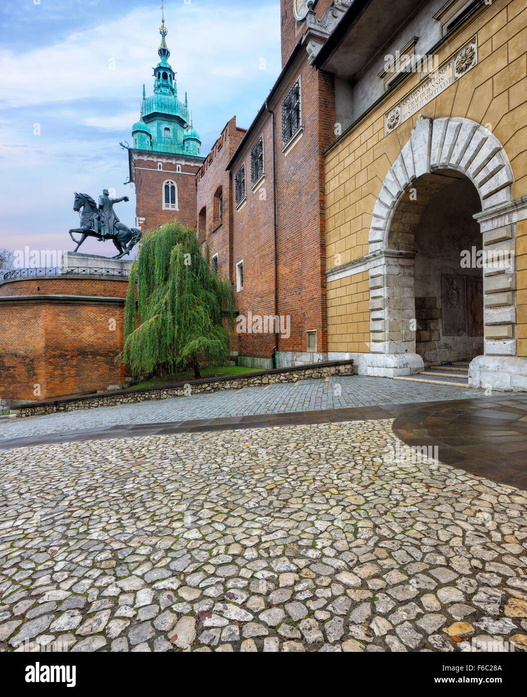 Wawel castle entrance hi-res stock photography and images - Alamy
