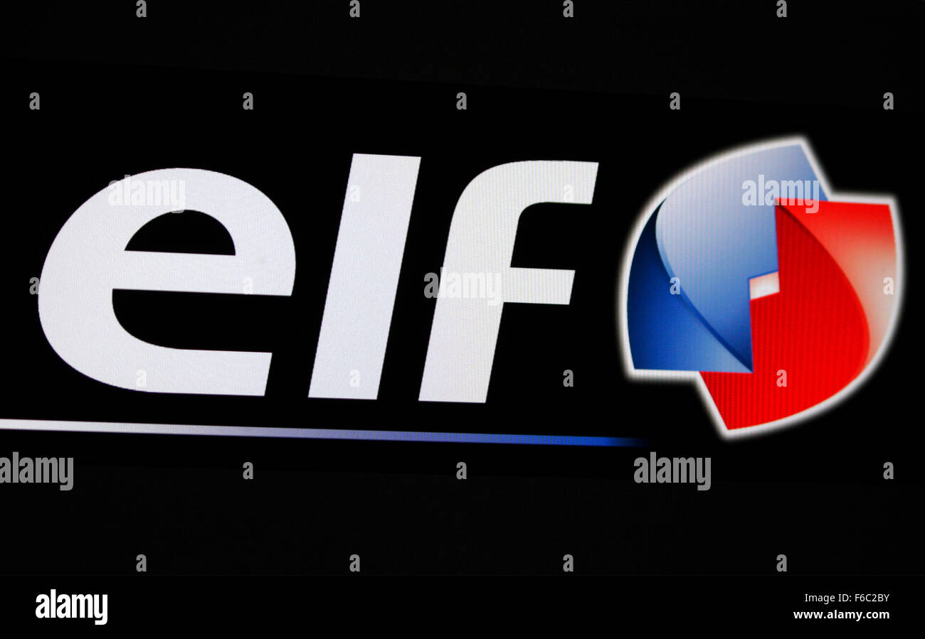 Elf logo hi-res stock photography and images - Alamy