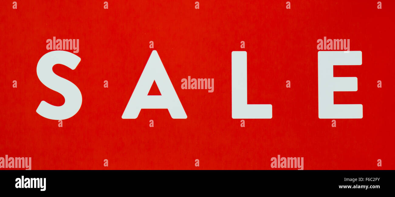 Red black sale sign hi-res stock photography and images - Alamy